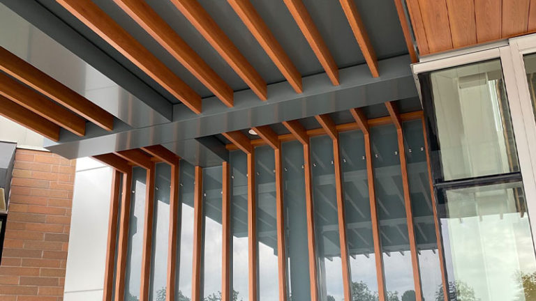 Fins / Louvers Installs | Facade Specialties