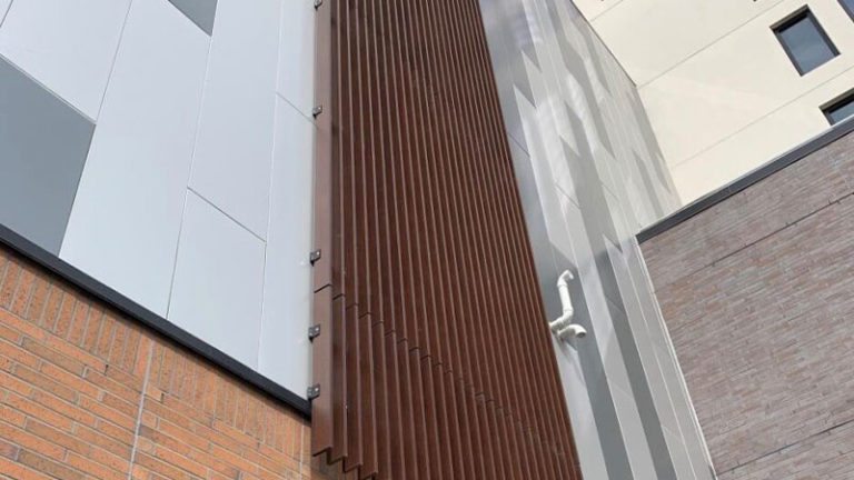 Fins / Louvers Installs | Facade Specialties